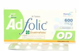 ADFolic 600mcg OD Tablet Price, Dosage, Uses & Side Effects
