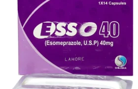 Esso 40mg Capsule Price, Dosage, Uses And Side Effects