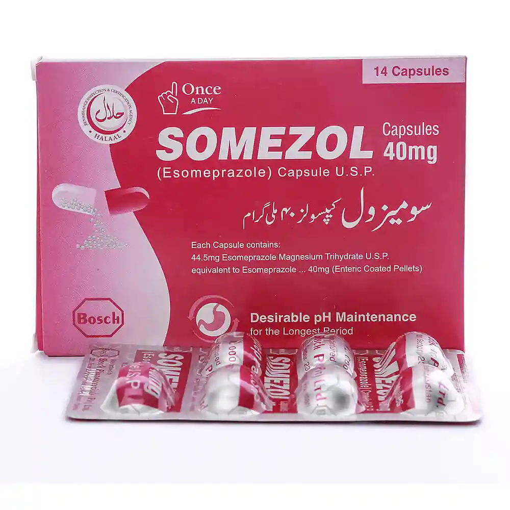 Somezol 40mg Capsule Price, Dosage, Uses And Side Effects