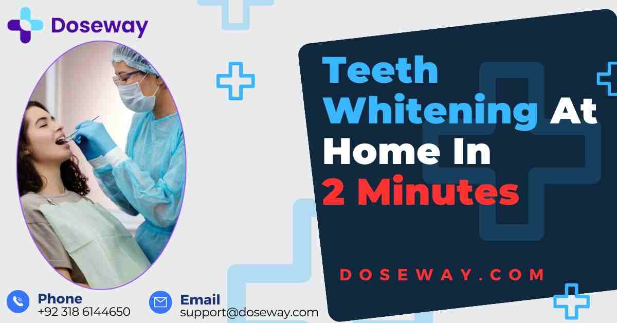 Teeth Whitening At Home In 2 Minutes (Home Remedies)