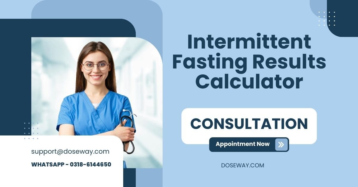 Intermittent Fasting Results Calculator (Weekly)