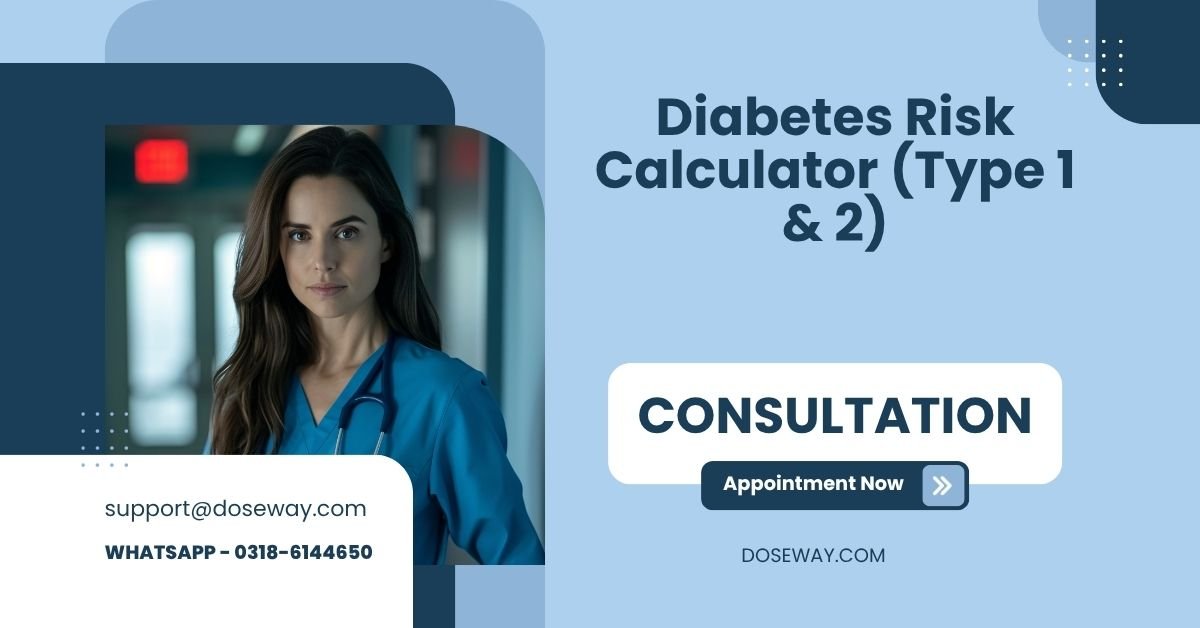 Diabetes Risk Calculator (Type 1 & 2) | Doseway