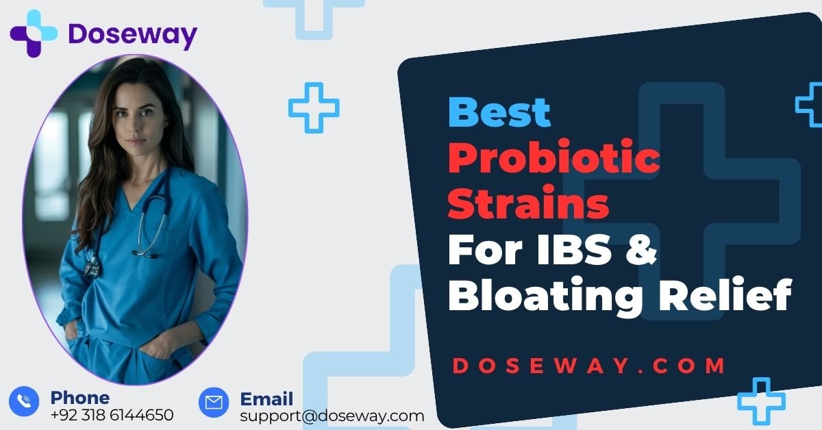 Best Probiotic Strains For IBS & Bloating Relief | Doseway